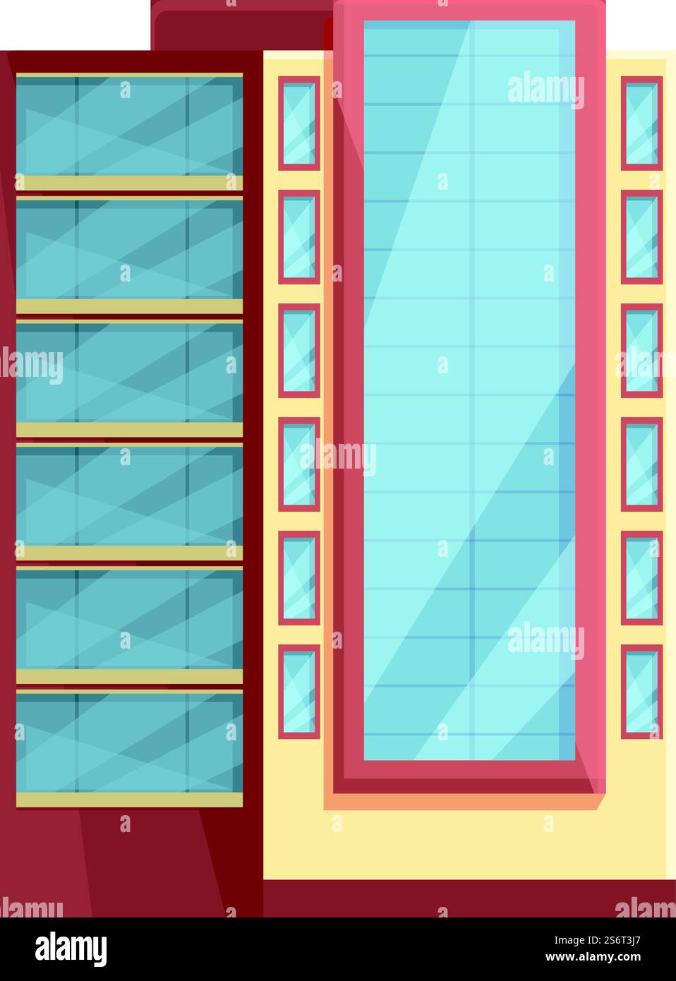 Floor multistory icon cartoon vector. City house. Residential apartment ...