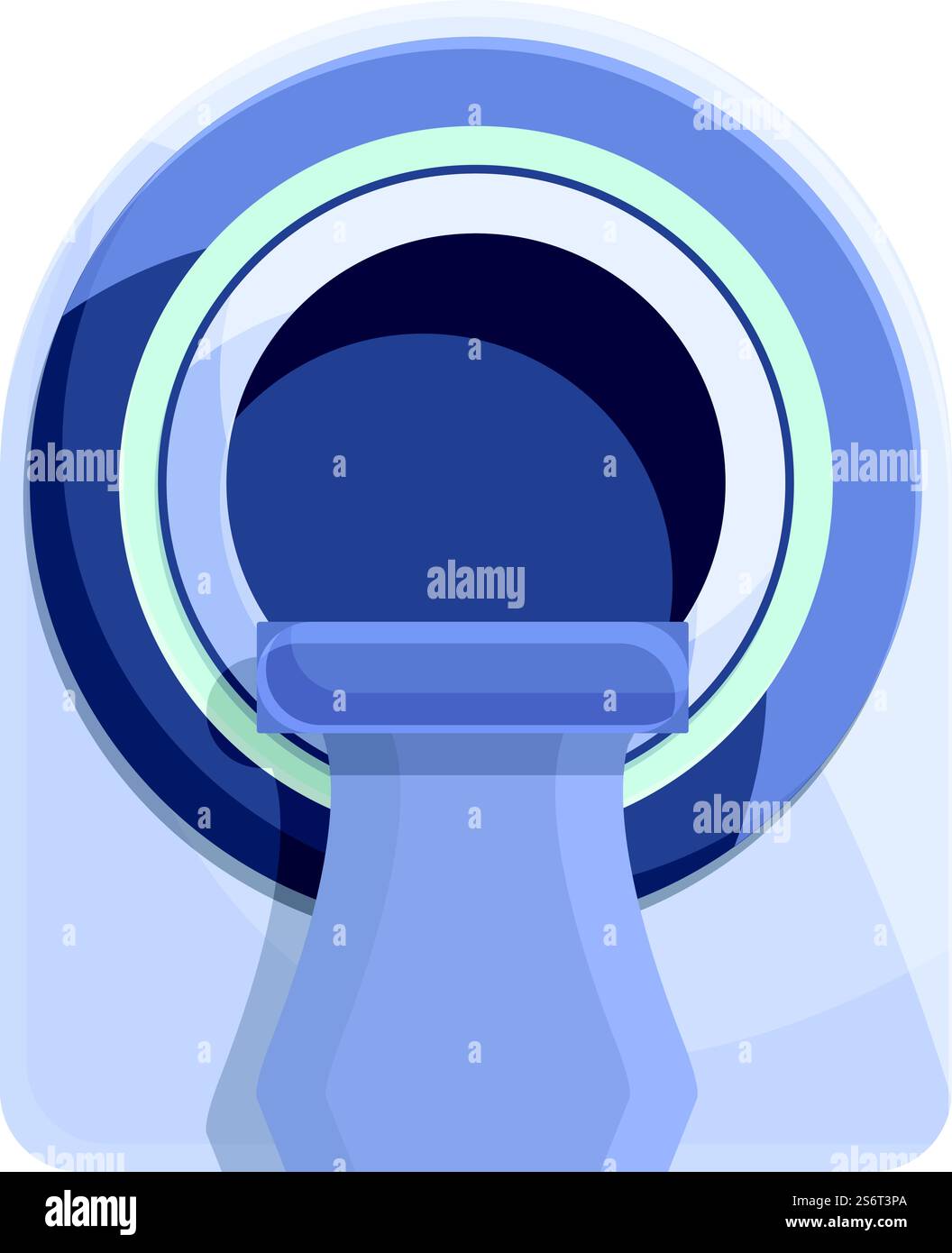 Medical mri icon cartoon vector. Magnetic resonance. Scan machine ...