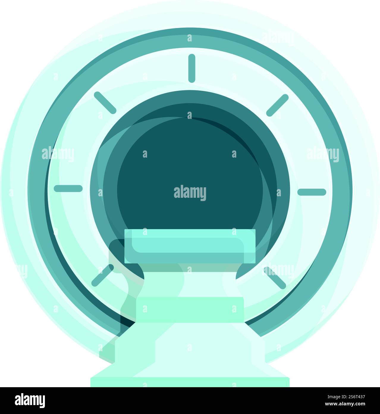 Xray mri icon cartoon vector. Magnetic scan. Medical scanner. Xray mri ...