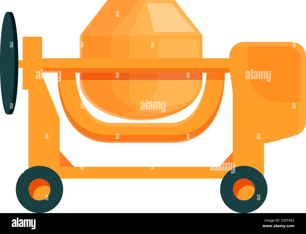 Industrial mixer icon cartoon vector. Cement truck. Construction ...