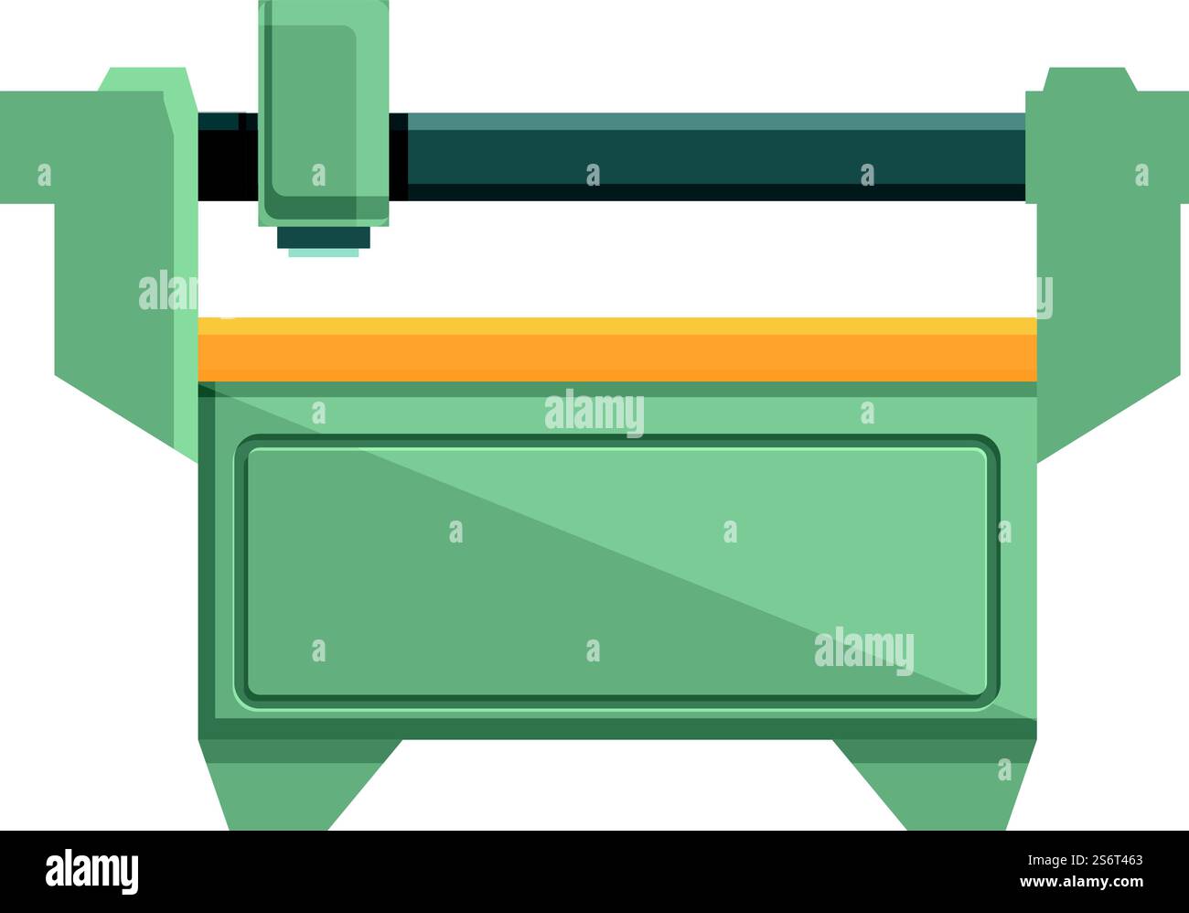 Steel plant cnc icon cartoon vector. Machine equipment. Industry ...