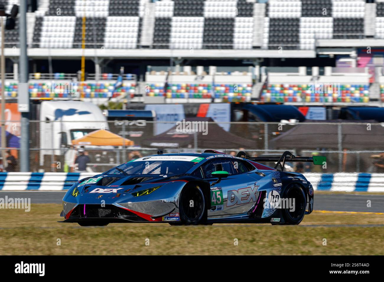 DAYTONA BEACH, FL - JANUARY 17: The #45 Wayne Taylor Racing Lamborghini ...
