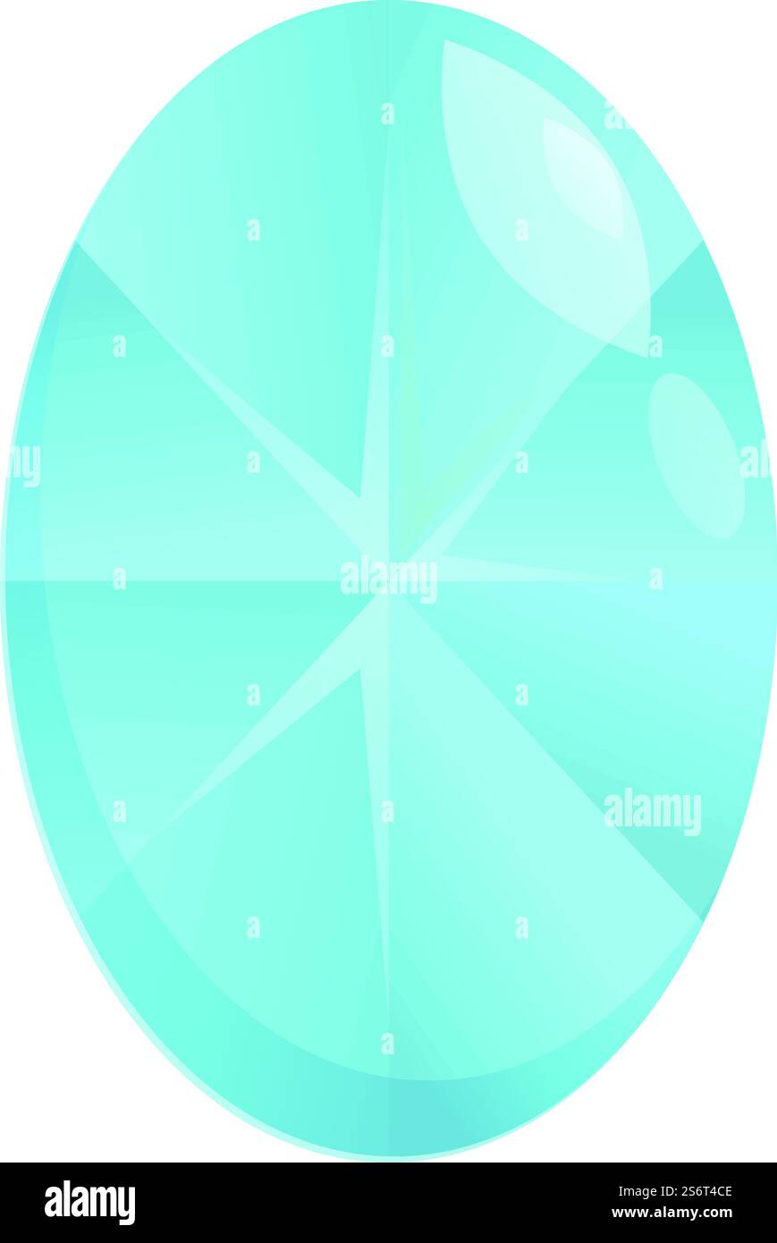 Blue gemstone icon cartoon Stock Vector Images - Alamy