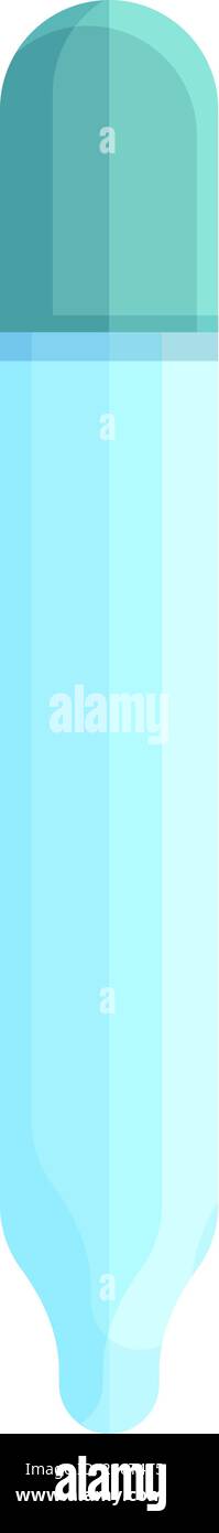 Lab pipette icon cartoon vector. Medical laboratory. Chemistry test ...