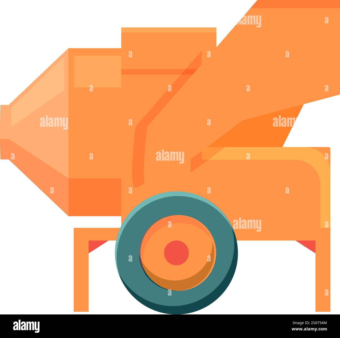 Construction mixer icon cartoon vector. Concrete cement. Building mix ...