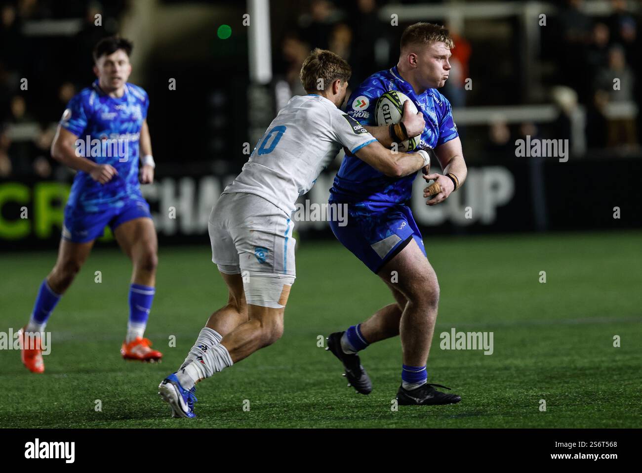 Newcastle, Gbr. 21st Dec, 2024. Micky Rewcastle of Newcastle Falcons in ...
