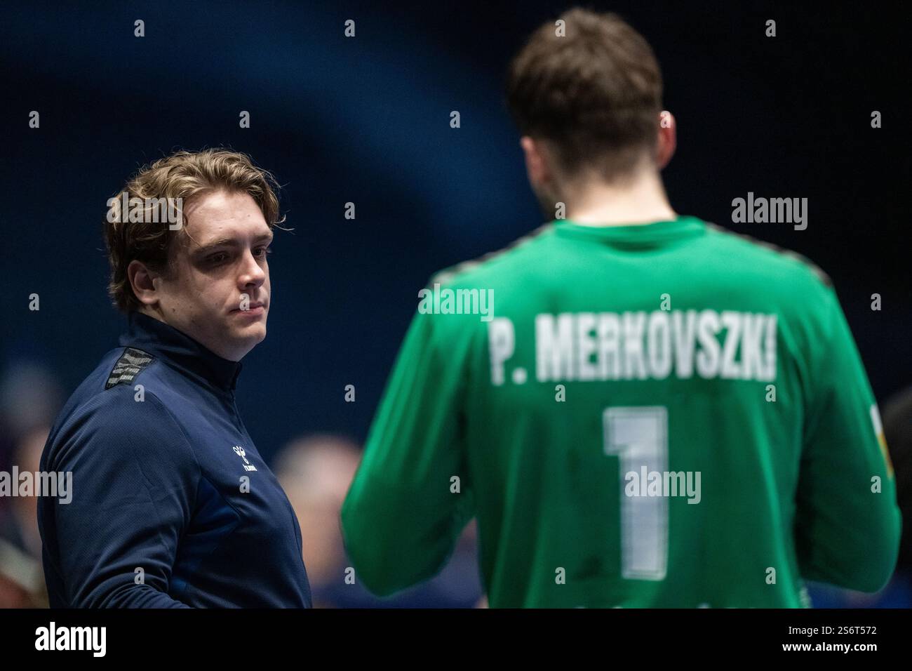 250117 goalkeeper Douglas Otterstrom of USA during the 2025 IHF World ...