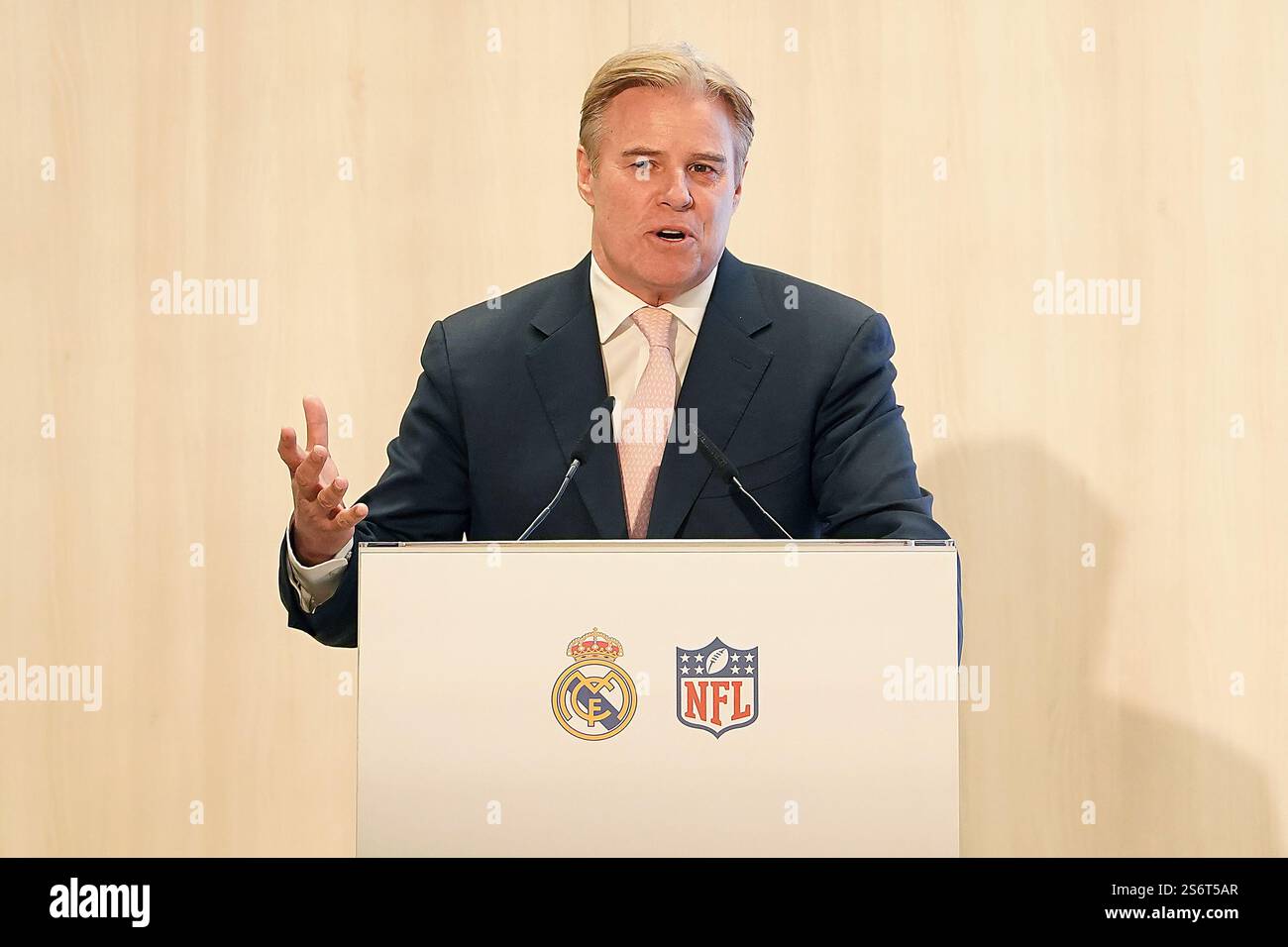Madrid, Spain. 17th Jan, 2025. Brett Gosper, Head of Europe and APAC ...