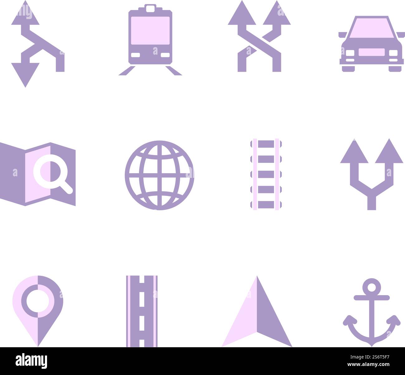 Maps symbols hi-res stock photography and images - Alamy