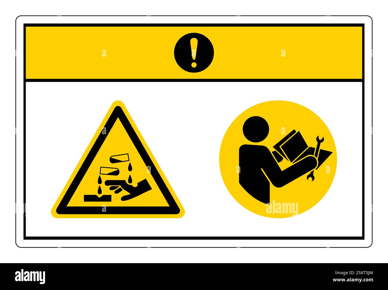 Caution Chemical Hazard Read Technical Manual Before Servicing Symbol ...
