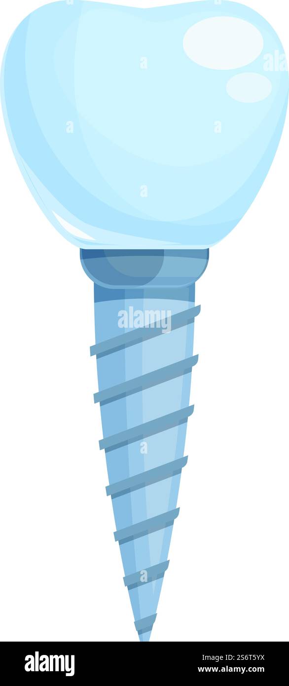 Dental prosthesis icon cartoon vector. Crown tooth. Denture oral ...