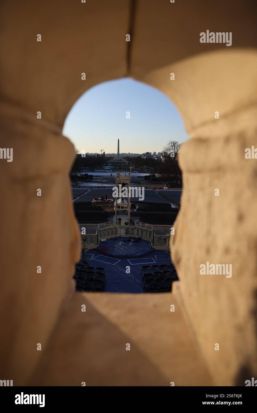 Washington, United States. 17th Jan, 2025. The Inaugural Platform is ...