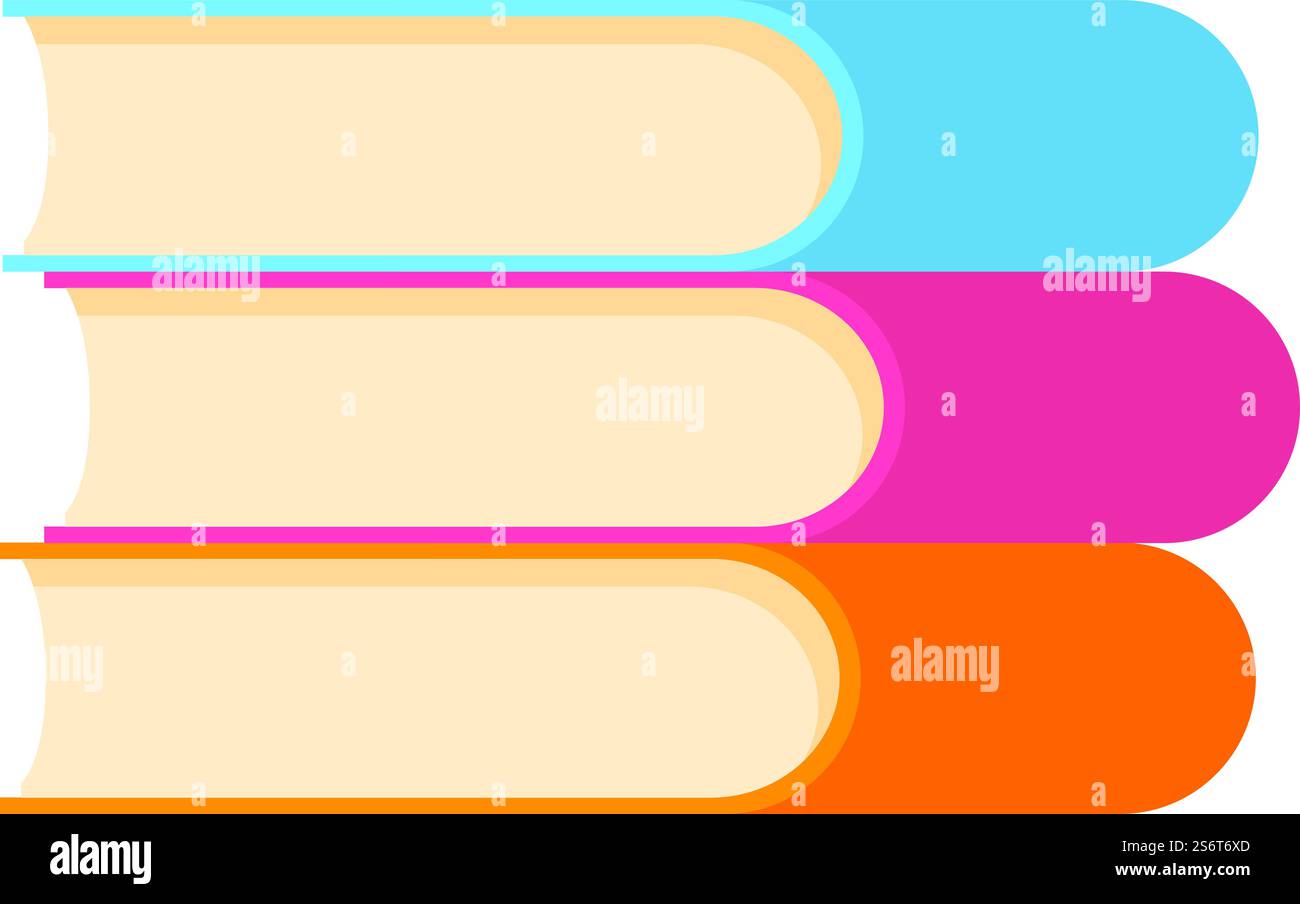 Book stack icon cartoon vector. Pile textbook. Read school. Book stack ...