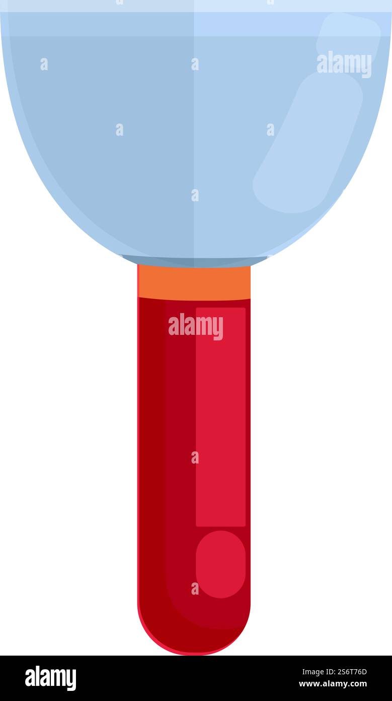 Mortar float icon cartoon vector. Cement wall. Building house. Mortar ...