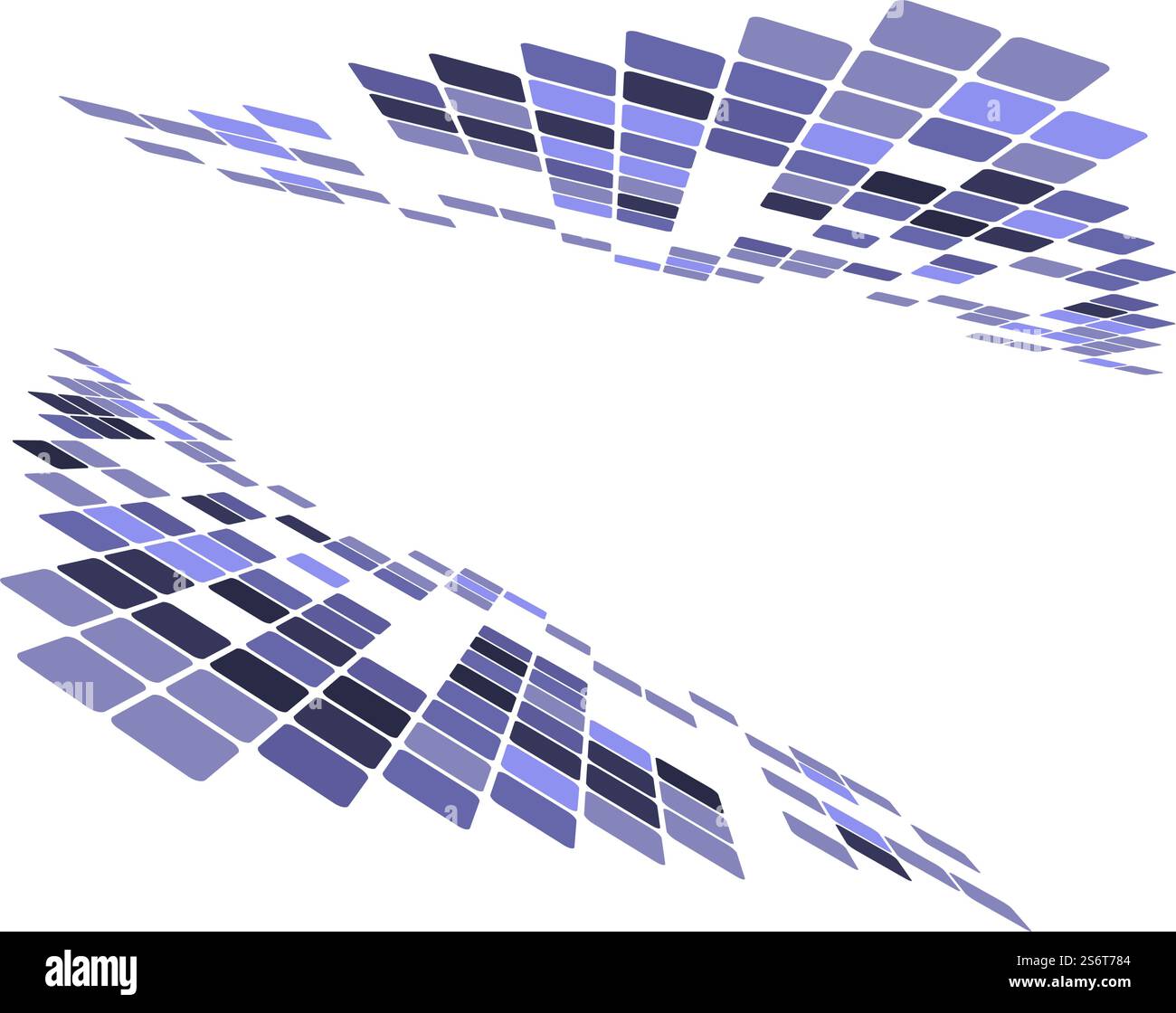 Checkered abstract background in Very Peri color. Modern techno ...