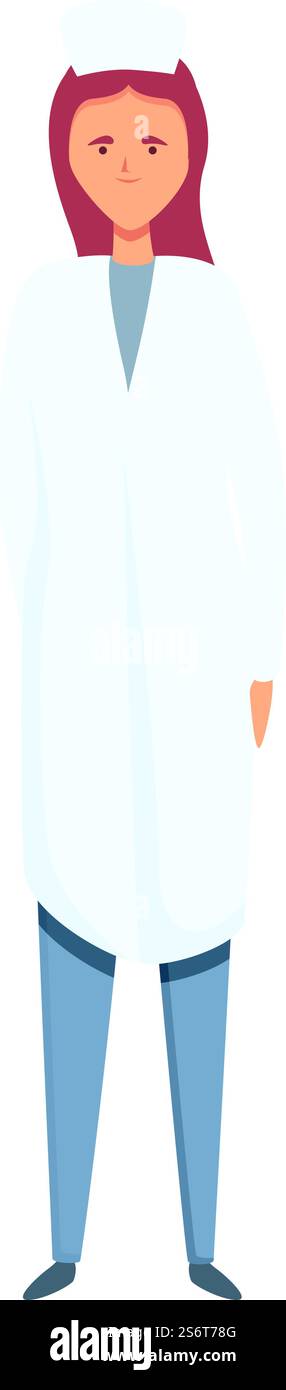 Super nurse icon cartoon vector. Doctor care. Help clinic. Super nurse ...