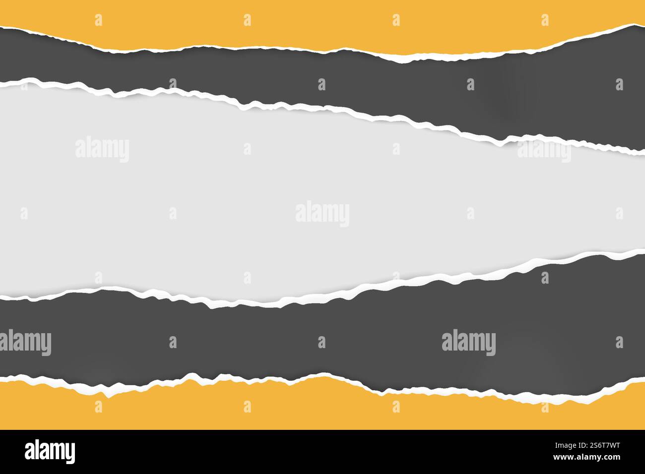 Ripped paper background. Torn edge, rip papers ornament. Edged pieces ...