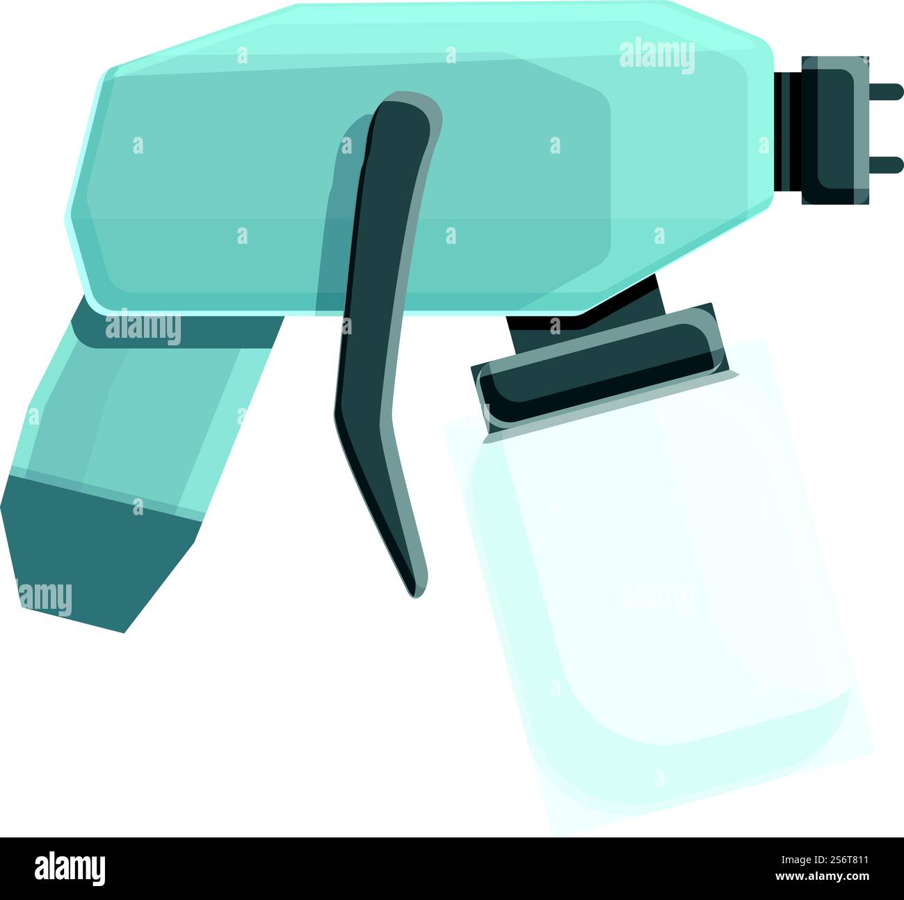 Spray gun icon cartoon vector. Air sprayer. Airbrush paint. Spray gun ...