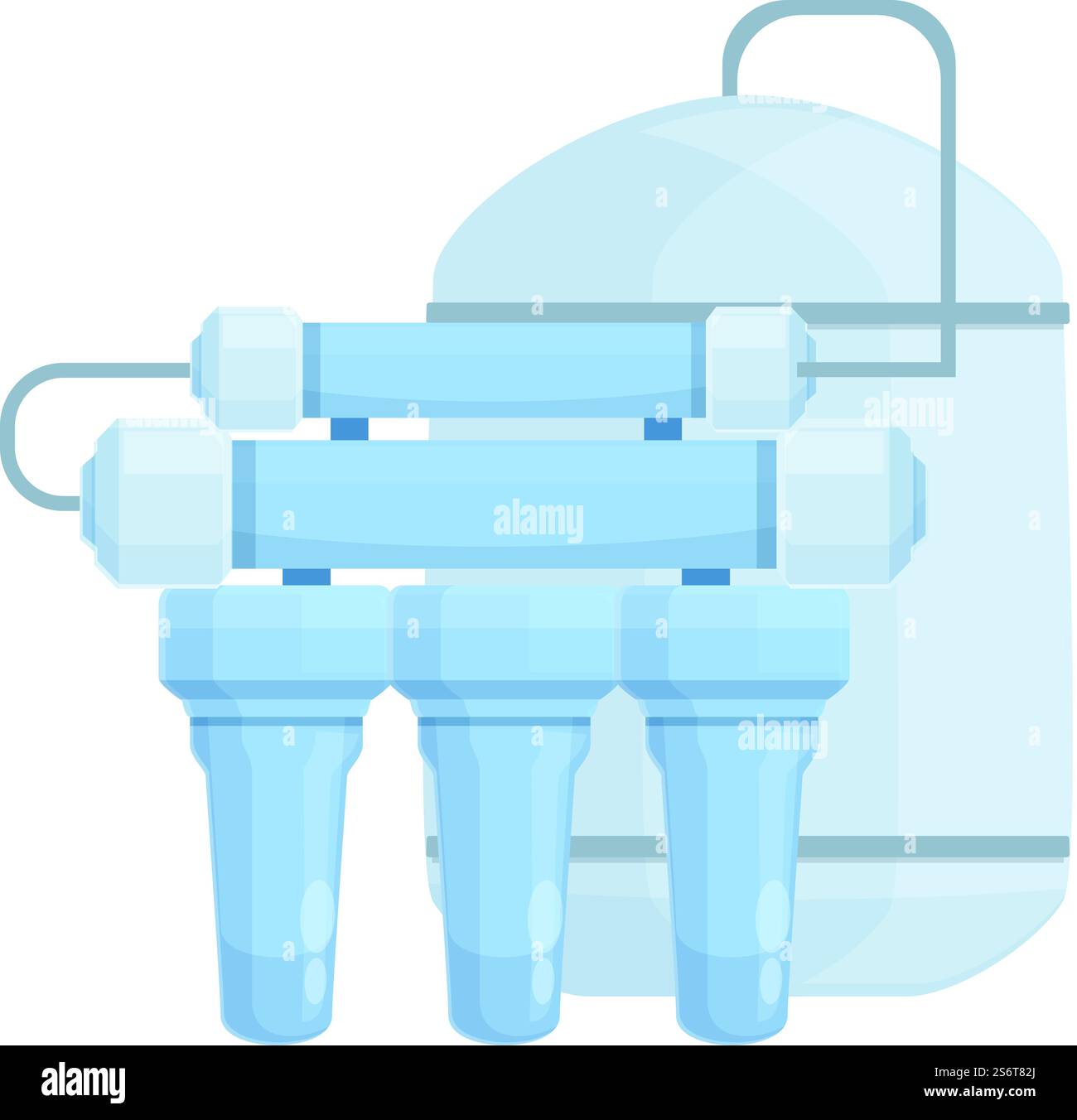 Osmosis chemistry icon cartoon vector. Water system. Filter tank ...