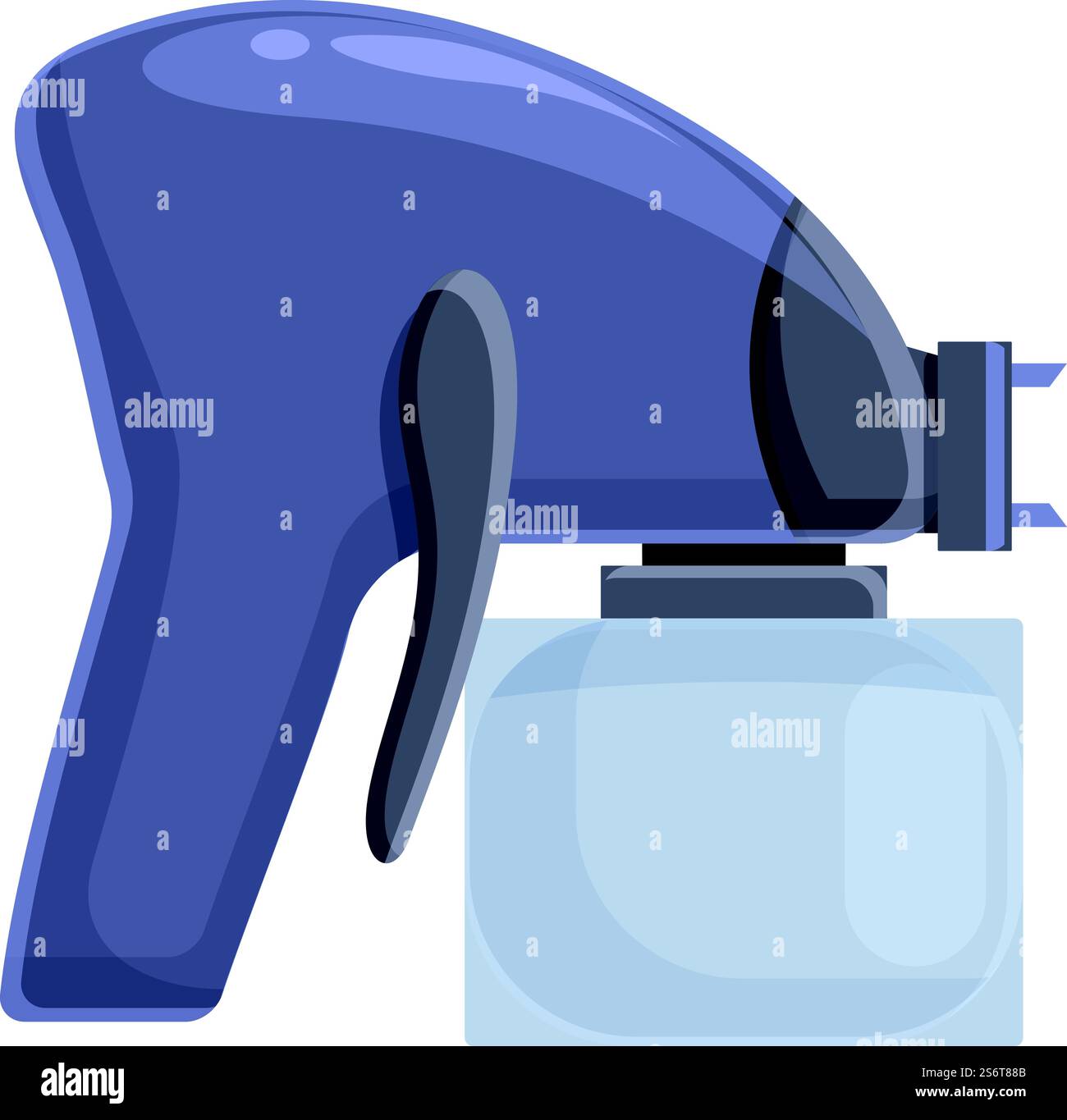 Coating sprayer icon cartoon vector. Paint gun. Air painter. Coating ...