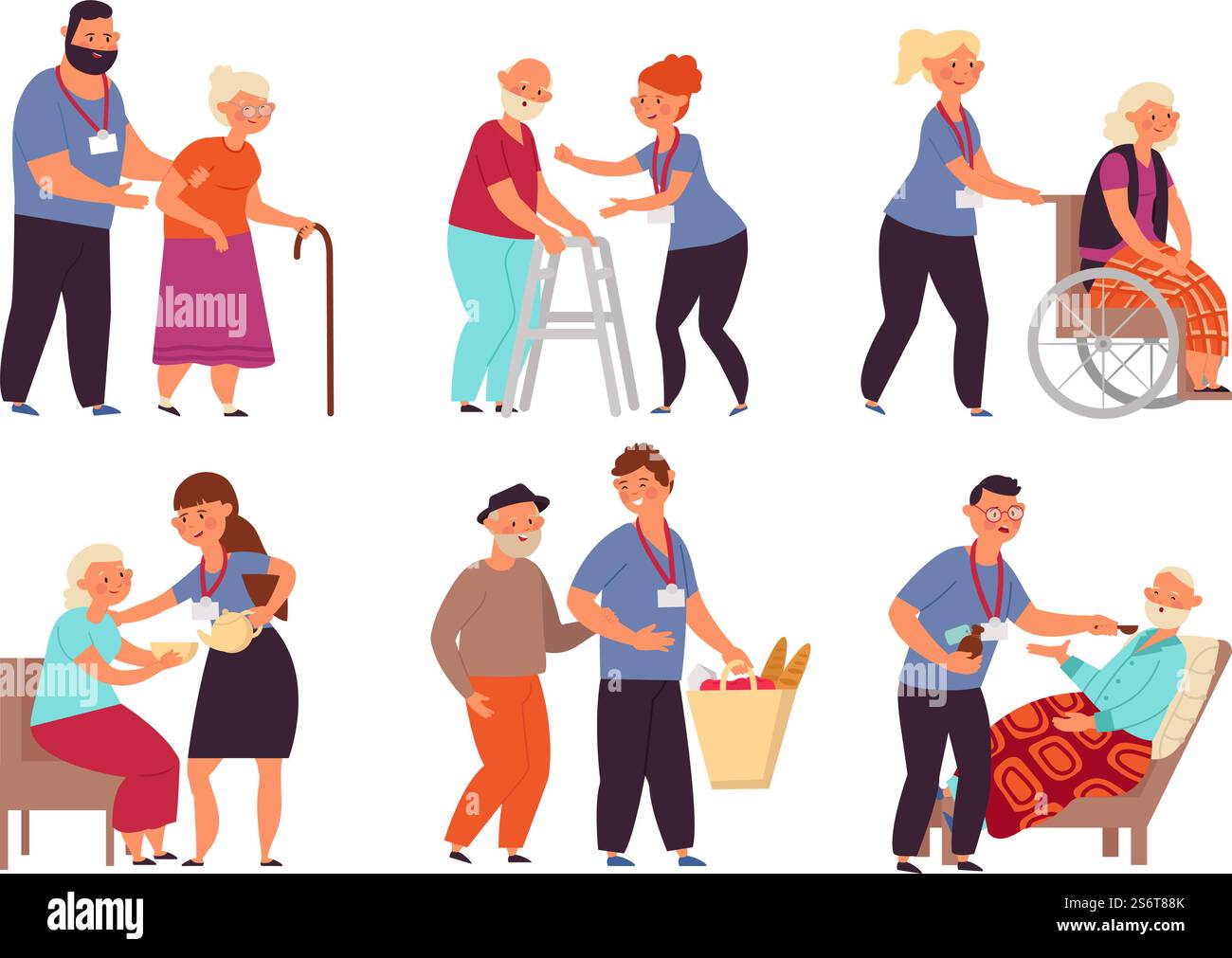 Professional person older Stock Vector Images - Alamy