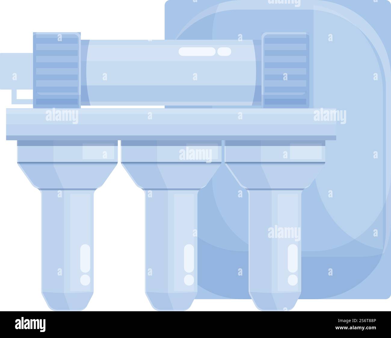 Osmosis reverse icon cartoon vector. Water system. Filter tank. Osmosis ...