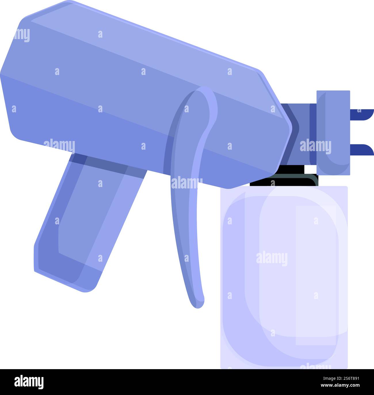 Work sprayer icon cartoon vector. Spray gun. Auto body. Work sprayer ...