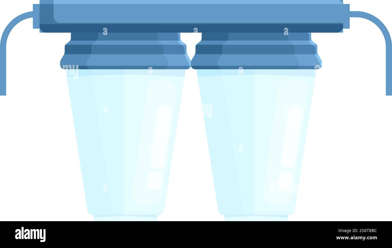 Osmosis machine system icon cartoon vector. Water filter. Purification ...