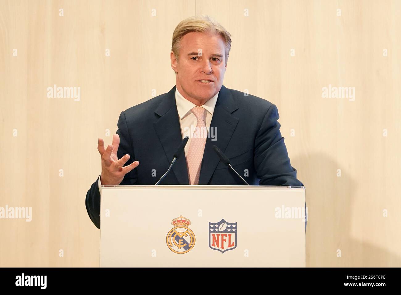 Madrid, Spain. 17th Jan, 2025. Brett Gosper, Head of Europe and APAC ...