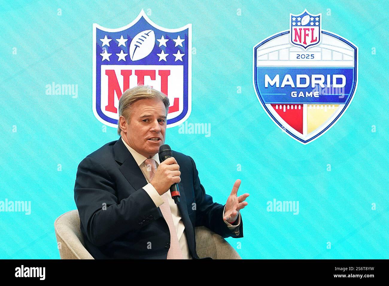 Madrid, Spain. 17th Jan, 2025. Brett Gosper, Head of Europe and APAC ...