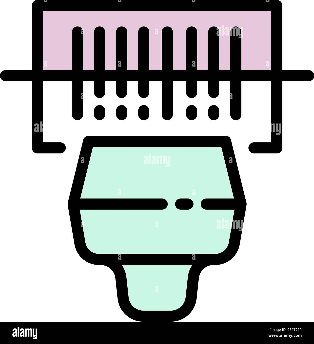 Barcode scanner icon outline vector. Mobile code. Qr scan. Barcode ...