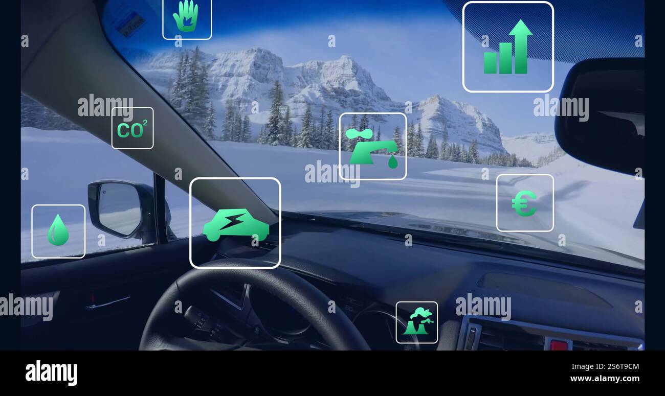 Car dashboard driving hi-res stock photography and images - Alamy