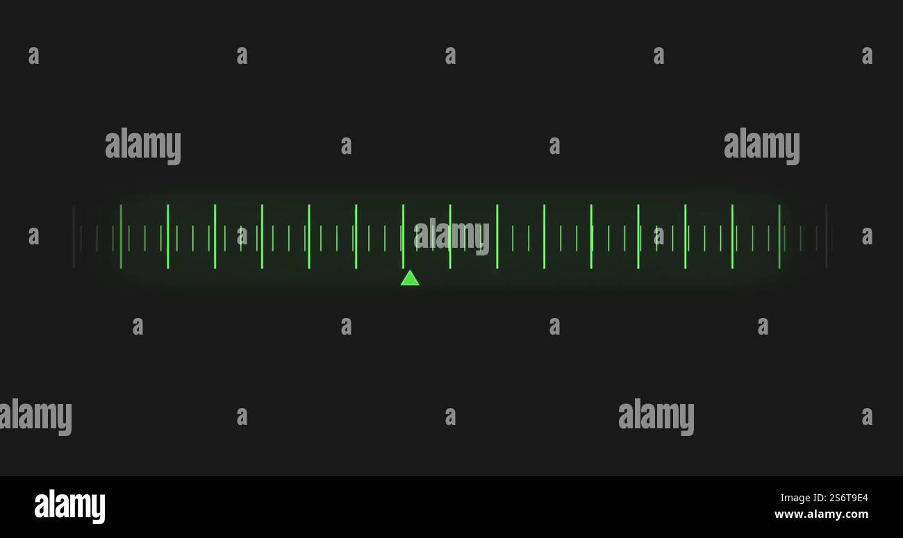 Sound waves and frequency bars image over dark background Stock Photo ...