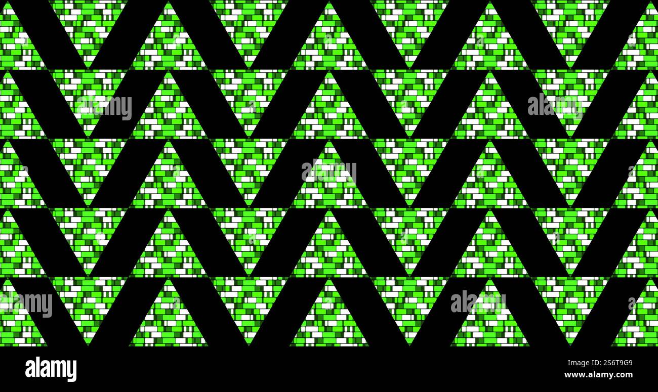 Animation digital screen triangles shapes hi-res stock photography and ...