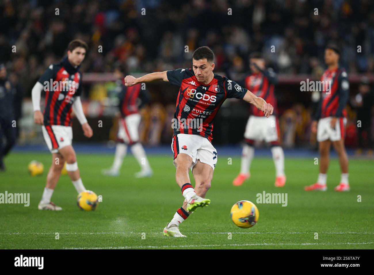 Olimpico Stadium, Rome, Italy - Patrizio Masini of Genoa CFC during ...