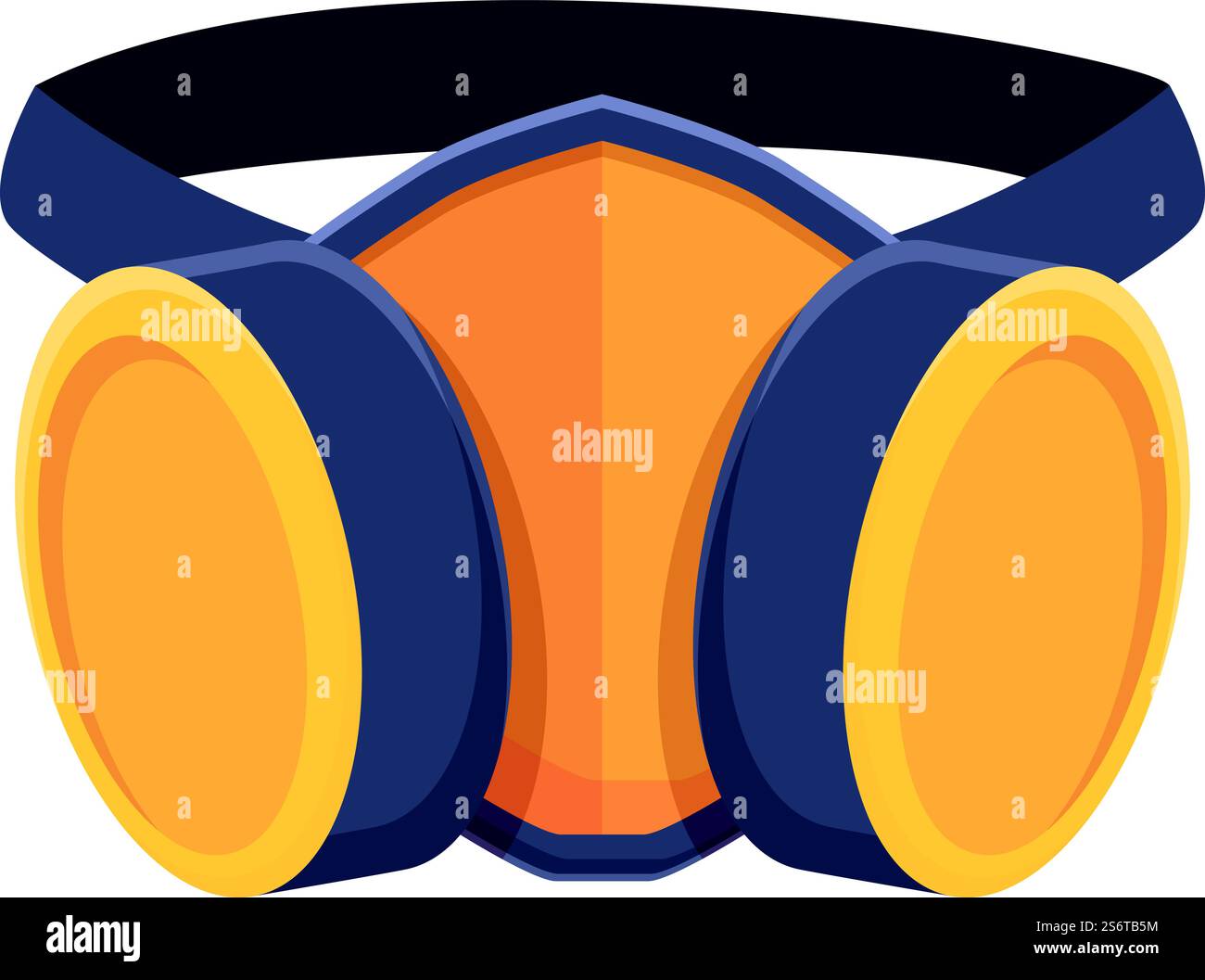 Gas mask icon cartoon vector. Mine industry. Sand work. Gas mask icon ...