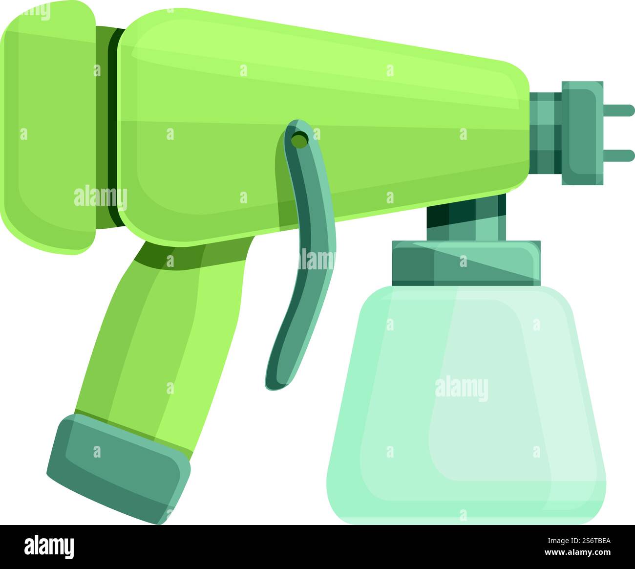 Body spray icon cartoon vector. Paint gun. Painter car. Body spray icon ...