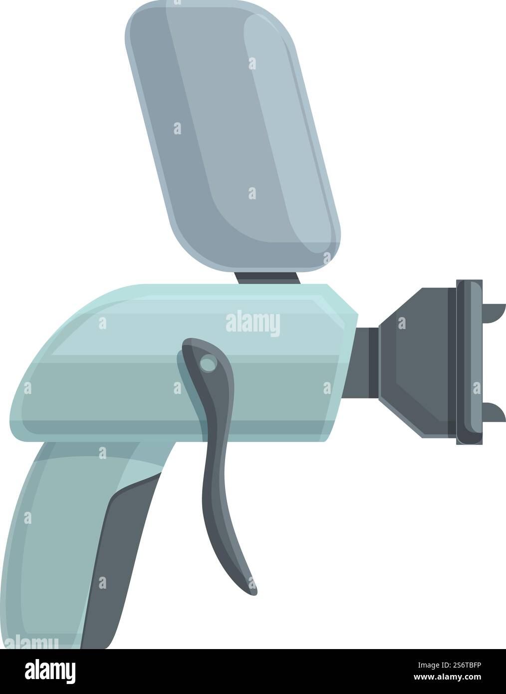 Sprayer equipment icon cartoon vector. Paint gun. Air painter. Sprayer ...