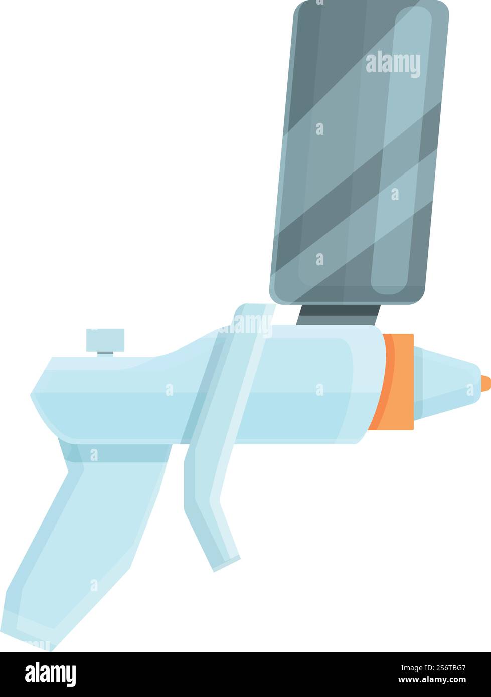 Autobody sprayer icon cartoon vector. Paint spray. Air gun. Autobody ...