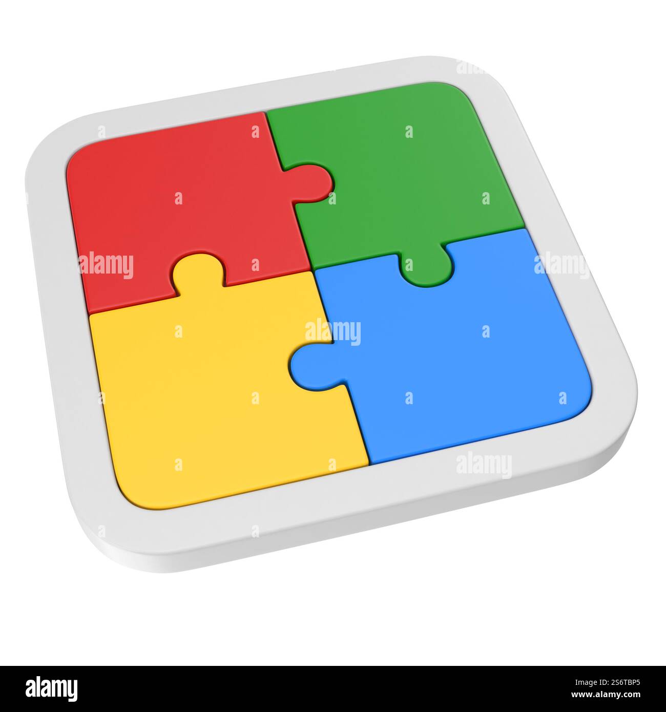 Colorful Puzzle Pieces , This is a 3d Rendered Computer Generated Image ...