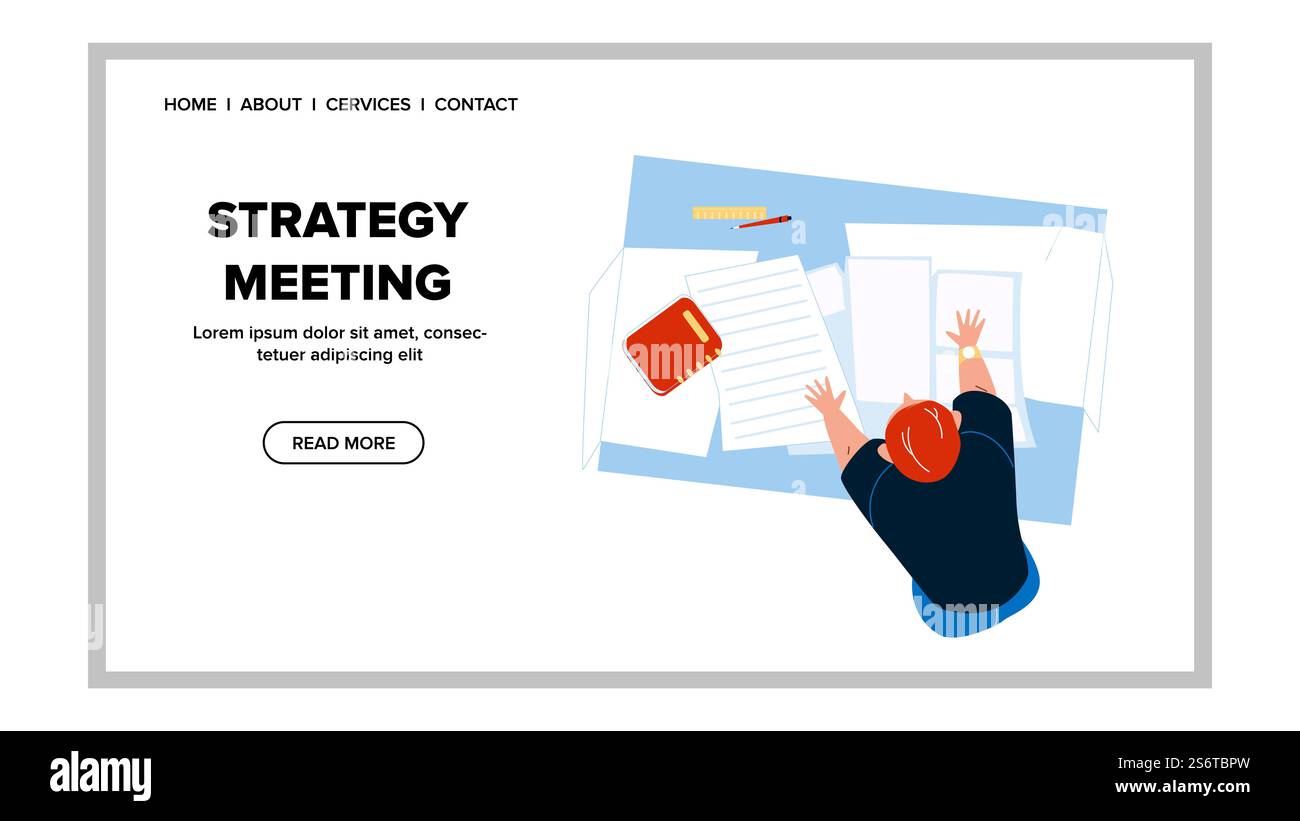 Strategy meeting business team. people office work. communication ...