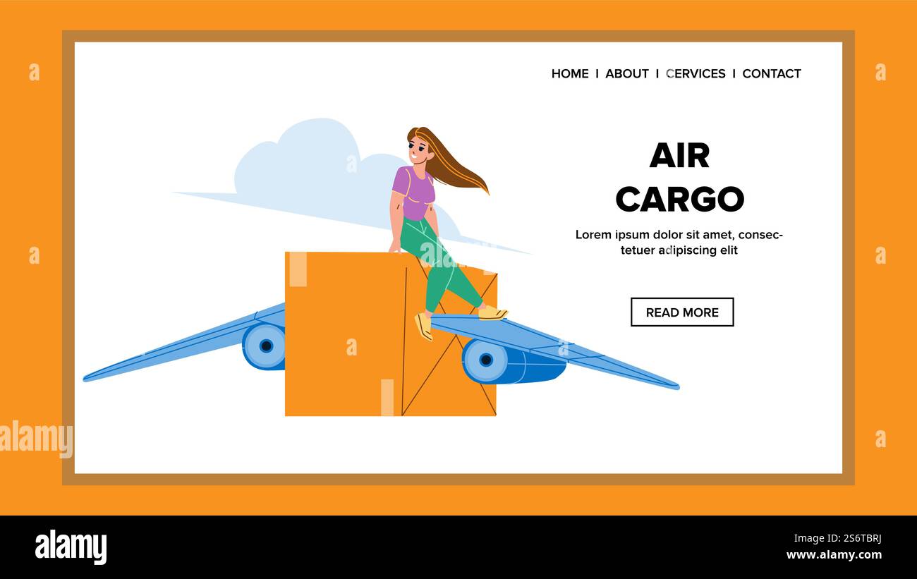 Air cargo plane freight. airplane delivery. airport logistic. global ...