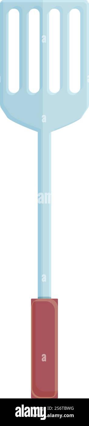 Grill spatula icon cartoon vector. Cook food. Picnic tool. Grill ...