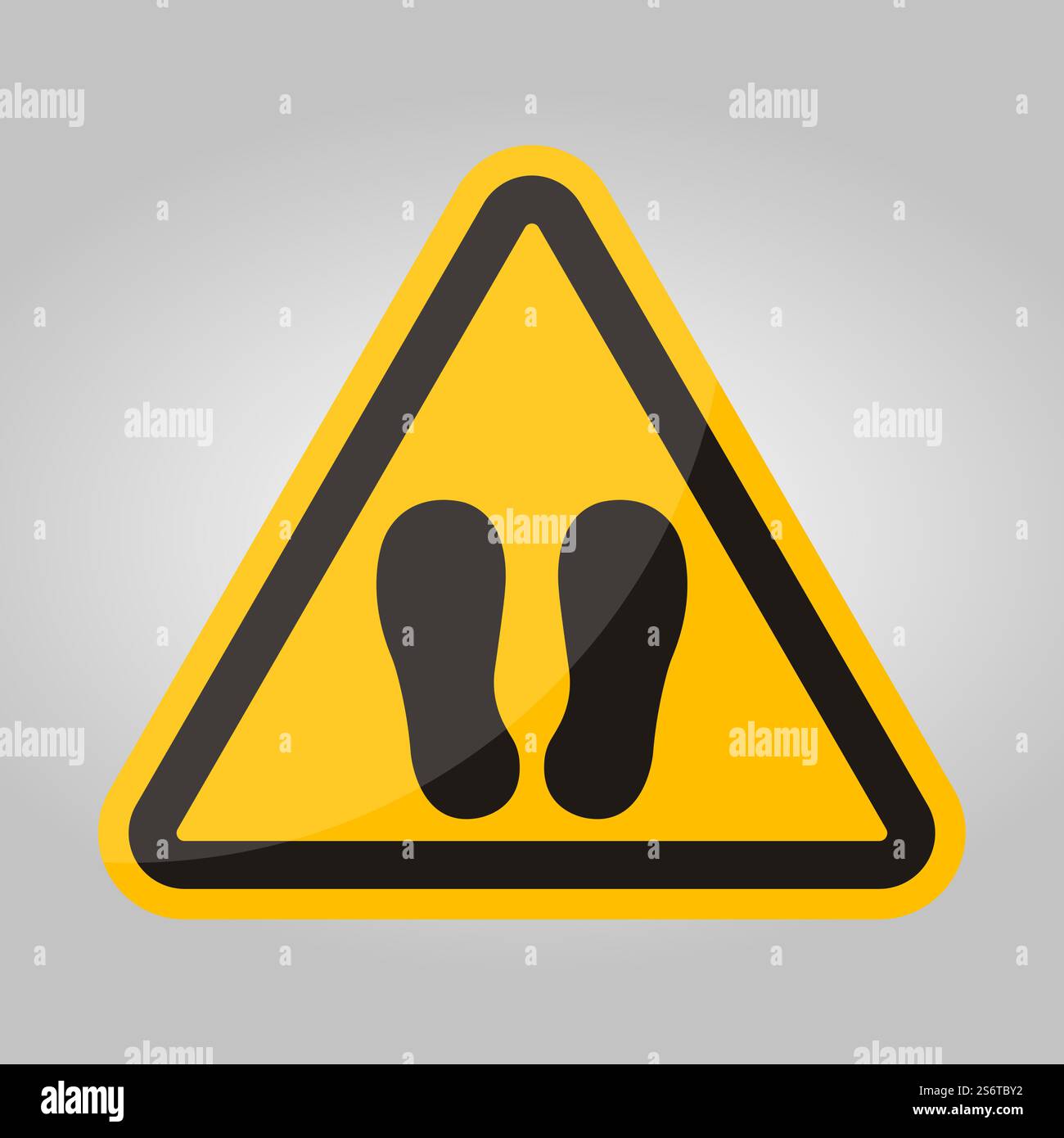 Do Not Walk Or Stand Here Symbol Sign On White Background Stock Vector ...