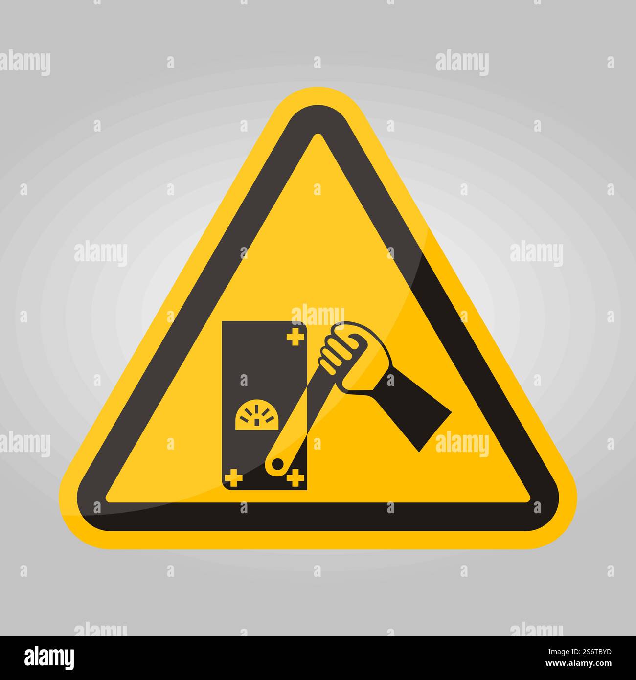 Do Not Touch Men Working Symbol Sign On White Background Stock Vector ...