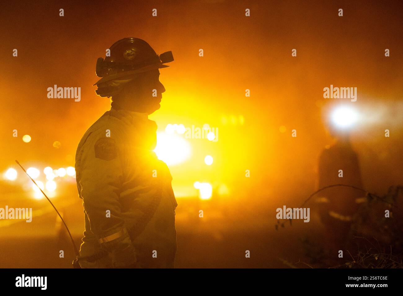 Inmate fire crew brush hi-res stock photography and images - Alamy