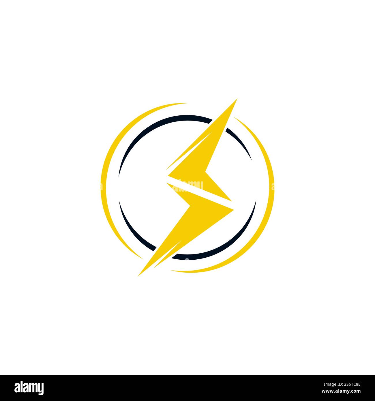 Thunder logo design icon Stock Vector Image & Art - Alamy