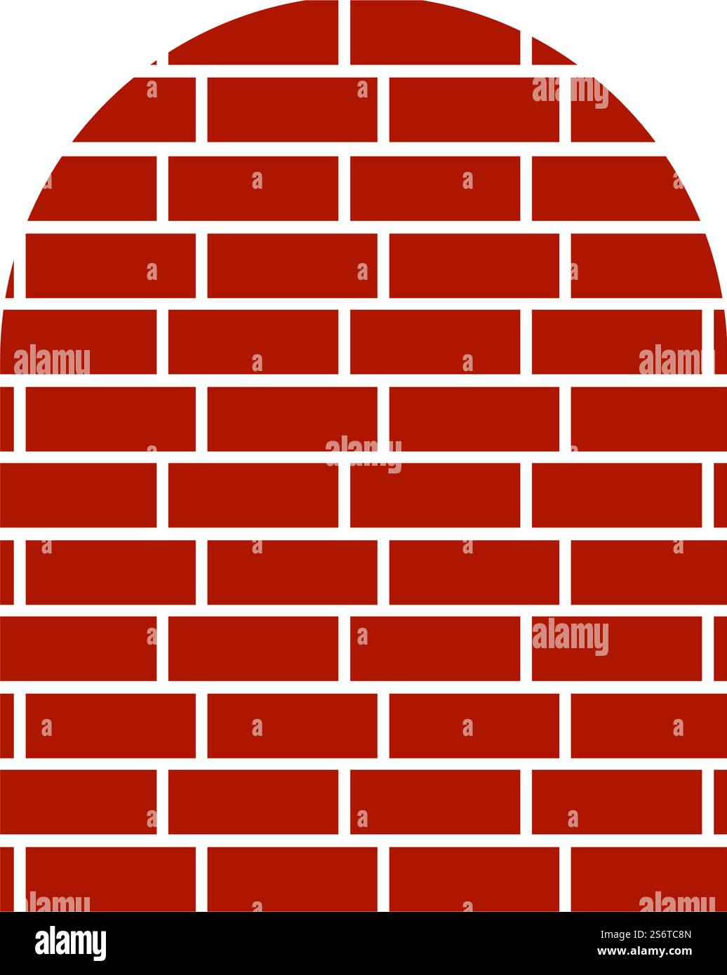 Brick wall logo vector ilustration design Stock Vector Image & Art - Alamy