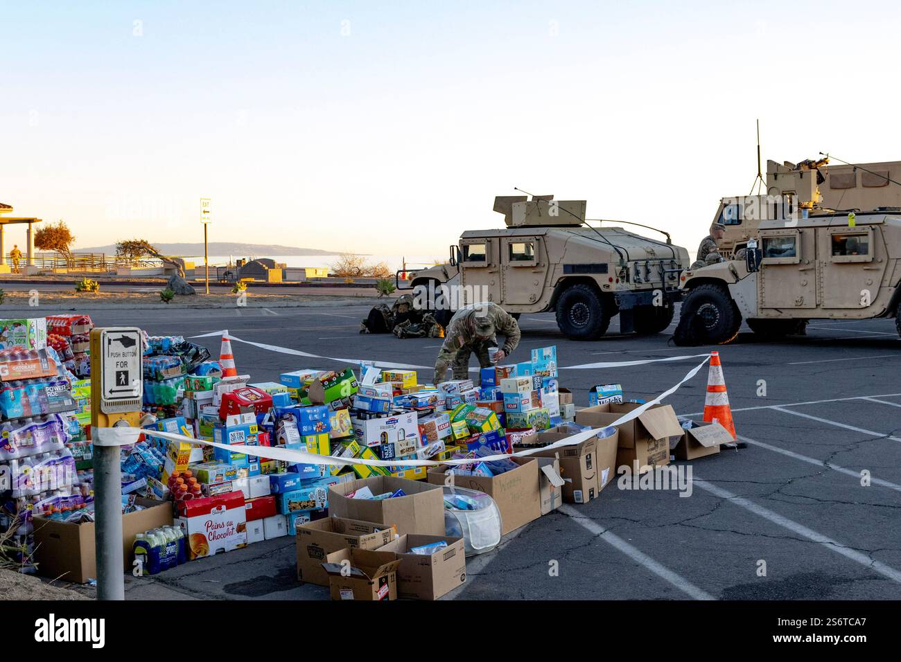 Pacific Palisades, California, USA. 14th Jan, 2025. A National Guard ...