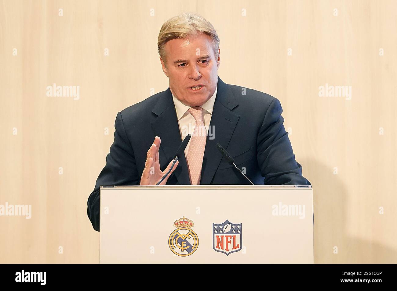 Madrid, Spain. 17th Jan, 2025. Brett Gosper, Head of Europe and APAC ...